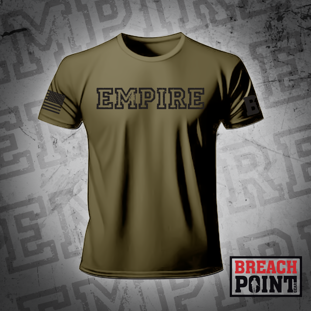 "EMPIRE" 887th Engineer Support Company - Military Tee (2)