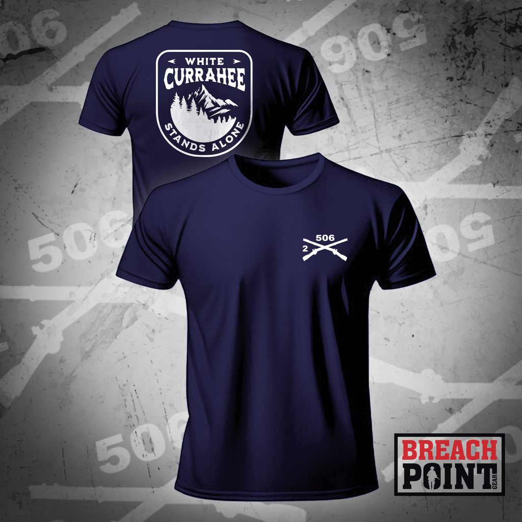 "WHITE CURRAHEE" 2-506 Infantry Regiment - T-Shirt (MTN)