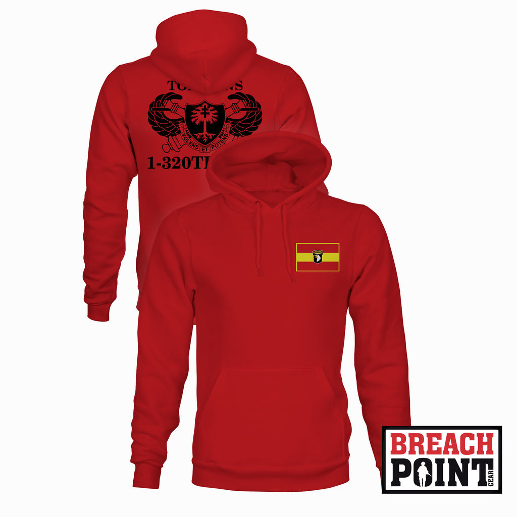 "TOP GUNS" 1-320th Field Artillery Regiment - Hoodie (A06-2)