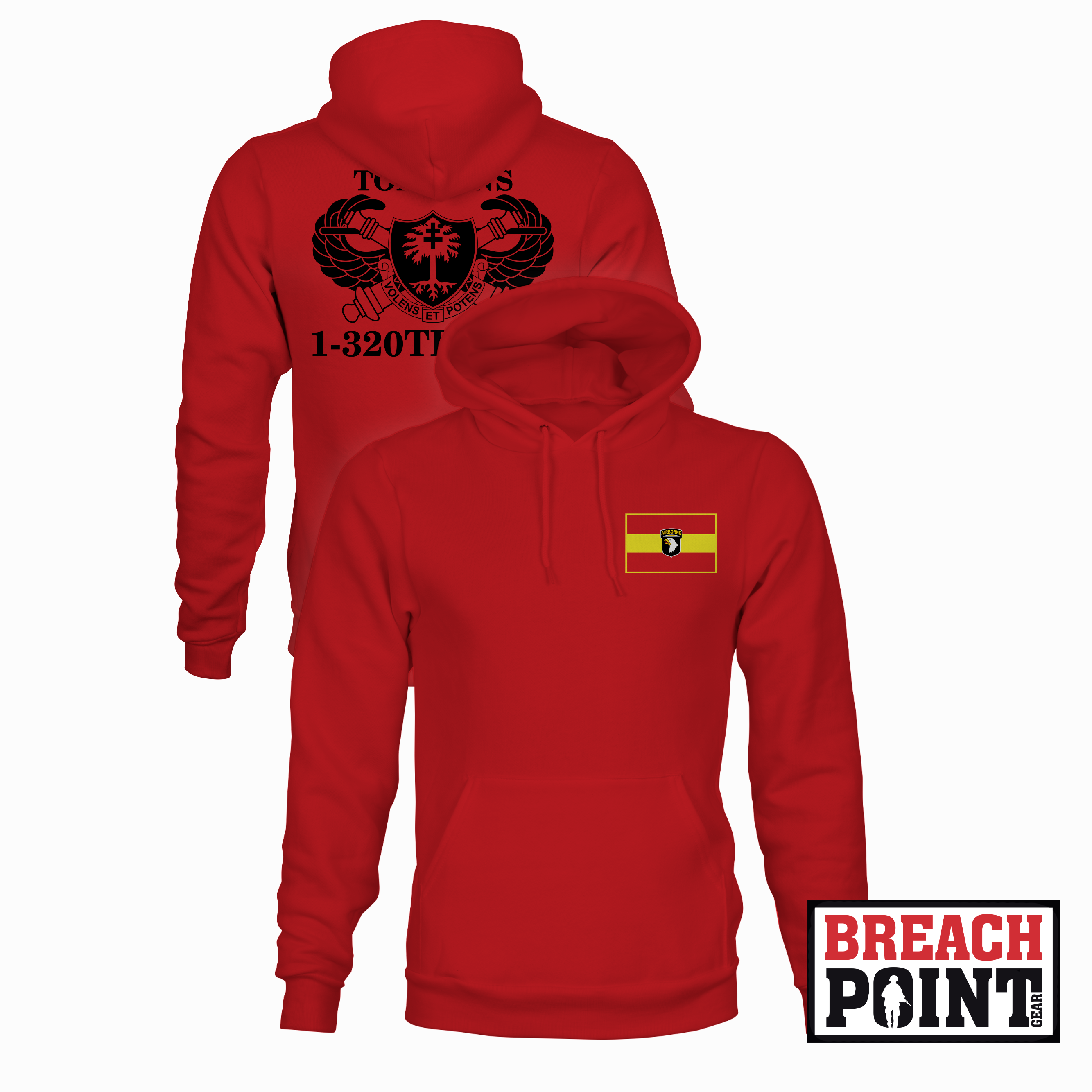 "TOP GUNS" 1-320th Field Artillery Regiment - Hoodie (A06-2)