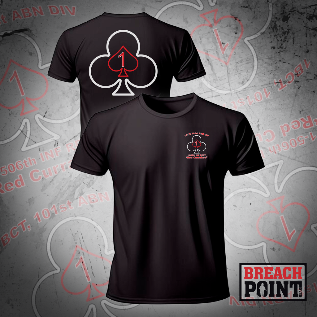 "RED CURRAHEE" 1-506th Infantry Regiment - T-Shirt