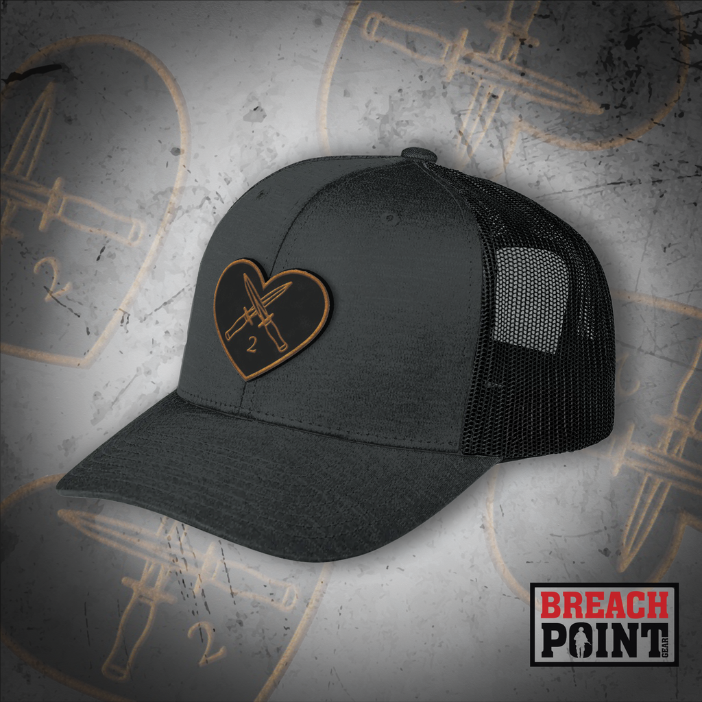 "STRIKE FORCE" 2-502nd Infantry Regiment - Charcoal/Black Cap